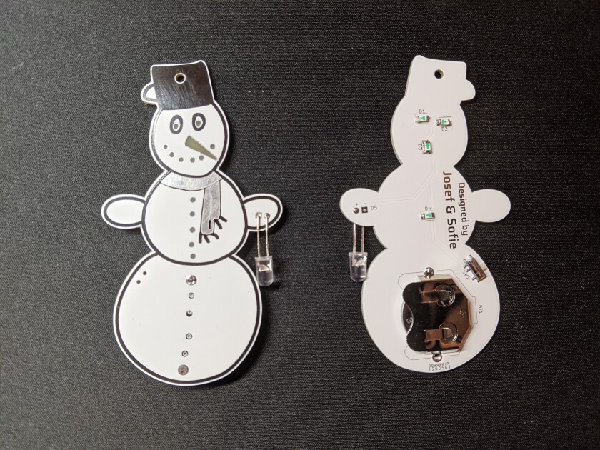 PCB Snowman Christmas decoration – Josef Adamčík